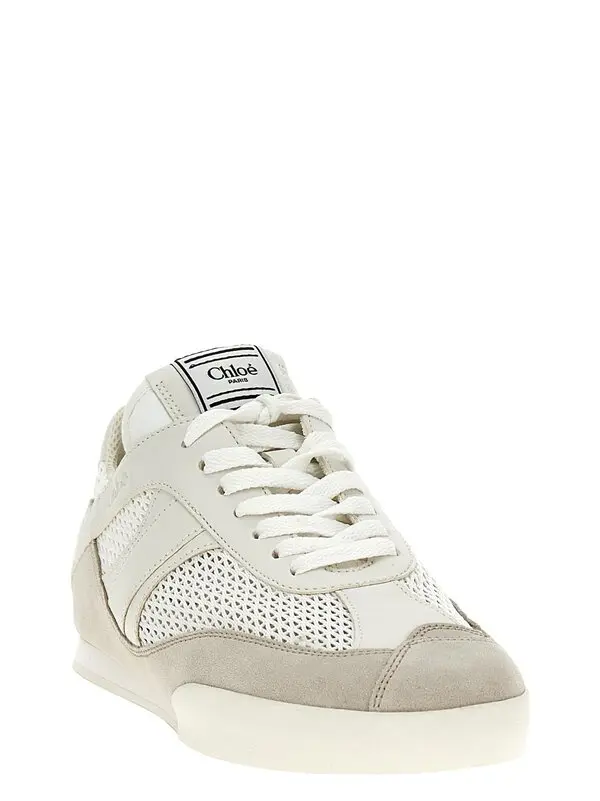 Chloé Kick' Sneakers - Cream
