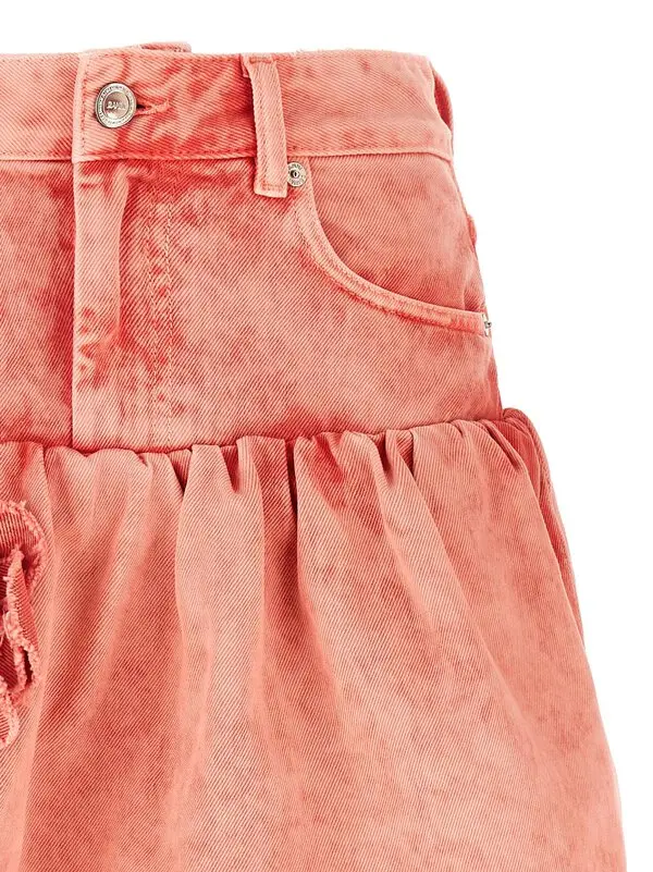 GANNI Denim Miniskirt