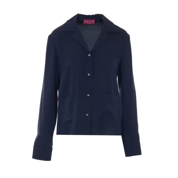 Gucci Jacquard Silk Shirt