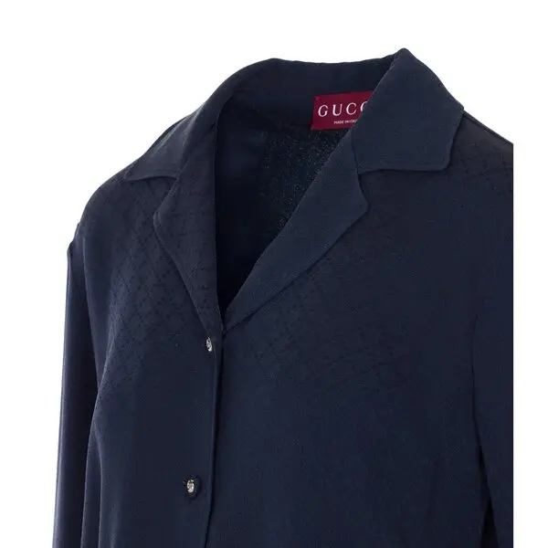 Gucci Jacquard Silk Shirt