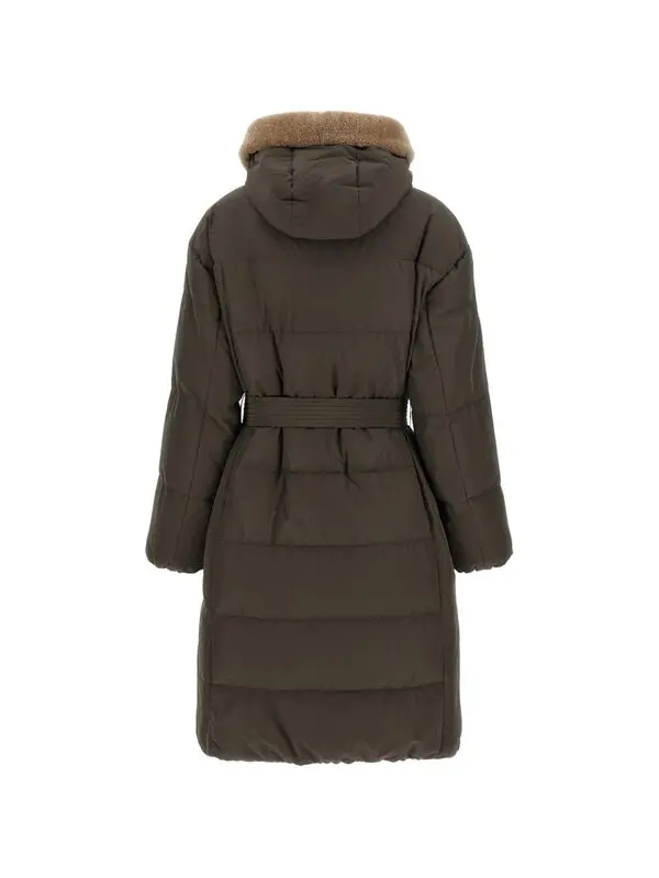 Brunello Cucinelli Long Down Jacket - Multicolor