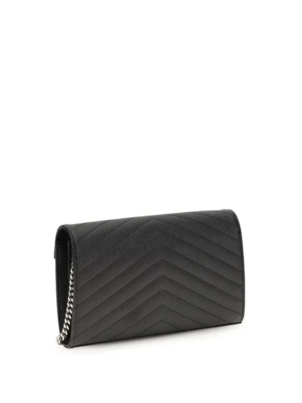 Saint Laurent Chain Wallet - Black