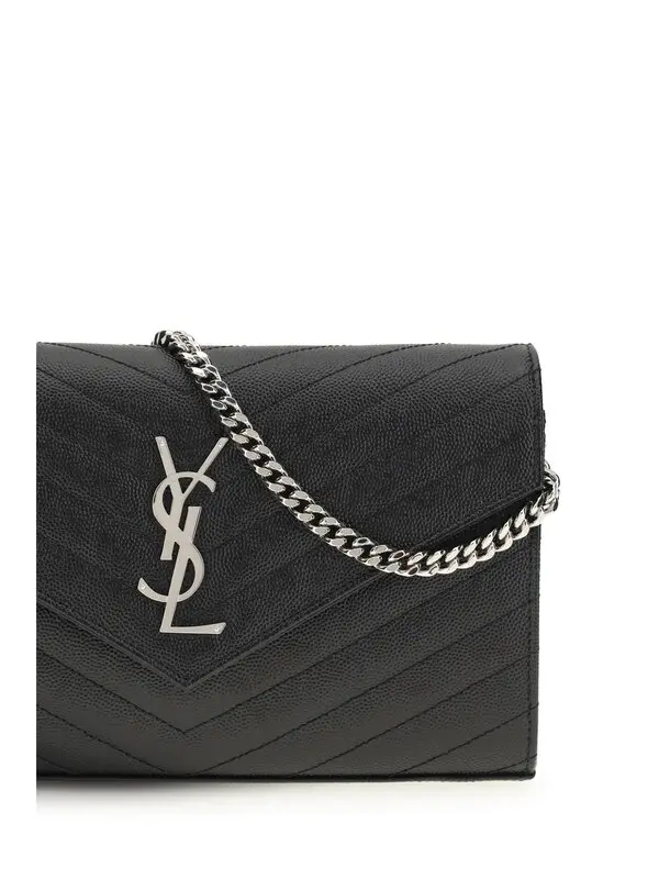 Saint Laurent Chain Wallet - Black