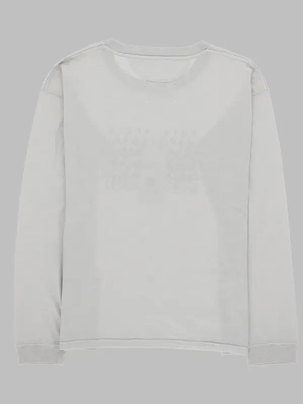 MAISON MARGIELA Cotton Graphic T-shirt - Gray