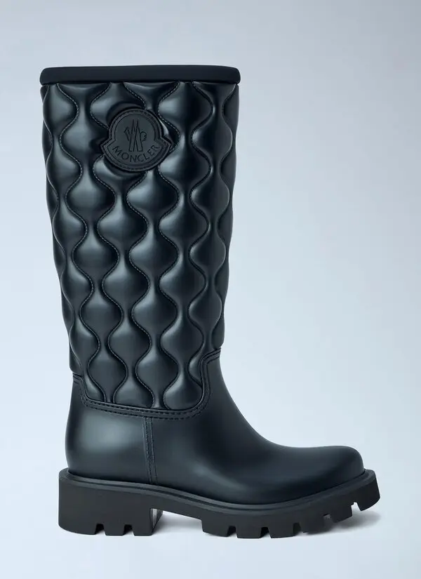 Moncler Kickstream Rain Boots - Black