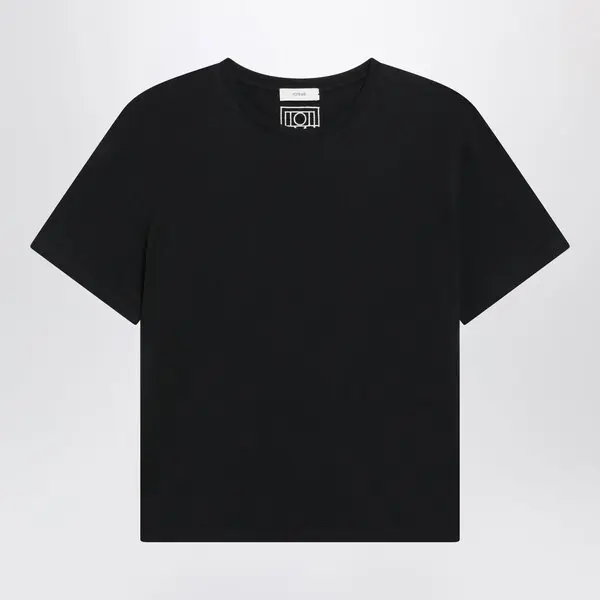 TOTEME Classic T-shirt In Organic Cotton Jersey - Black
