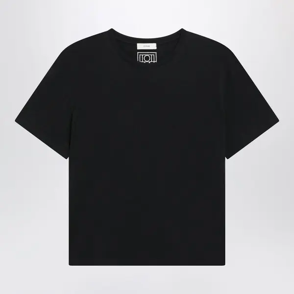 TOTEME Classic T-shirt In Organic Cotton Jersey - Black