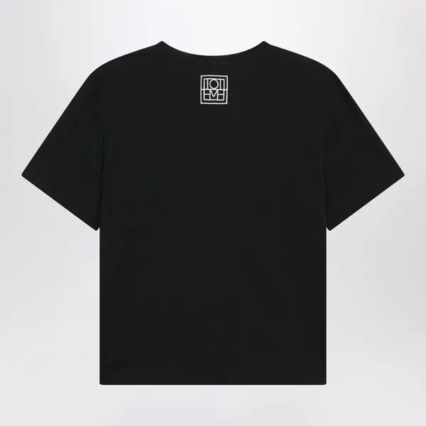 TOTEME Organic Cotton T-shirt - Black