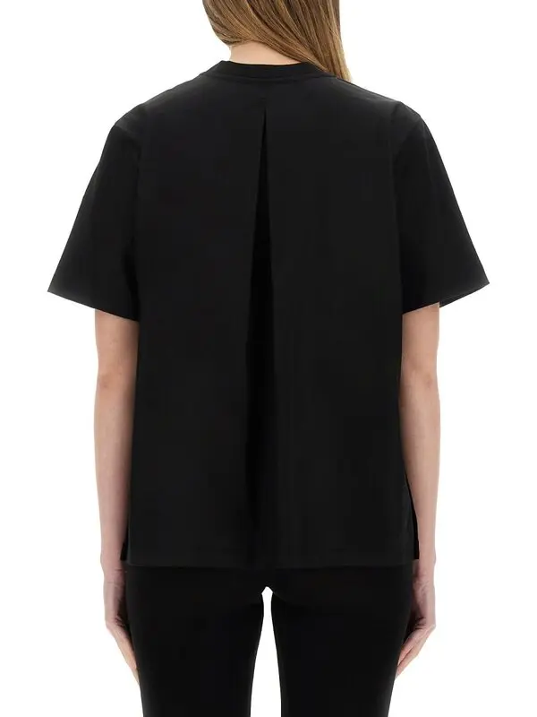 Moncler T-shirt With Side Buttons
