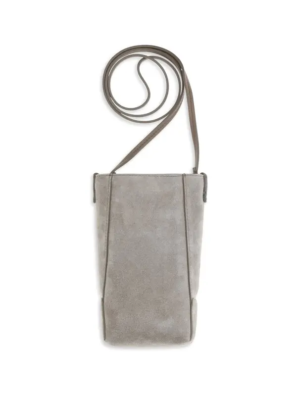 Brunello Cucinelli Bc Duo Suede Cell Phone Case