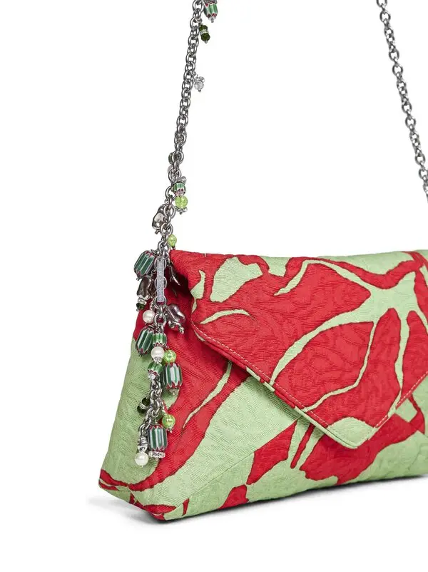 Dries Van Noten Jacquard Floral Clutch Bag - Multicolor