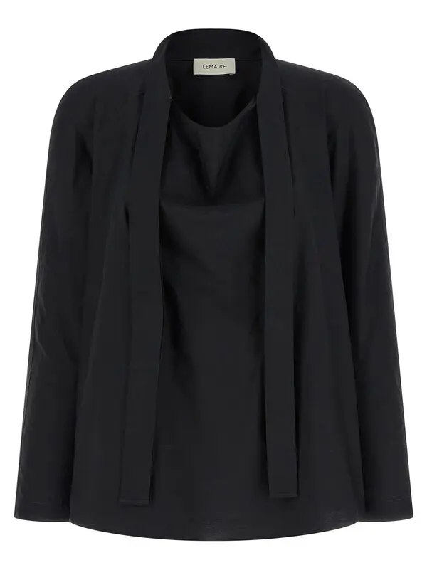 LEMAIRE Ascot' Blouse - Black