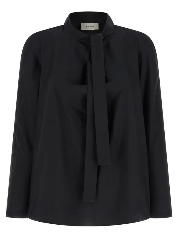 LEMAIRE Ascot Blouse - Black