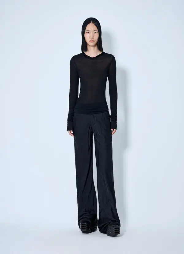 Rick Owens Long Sleeve Hooded Top