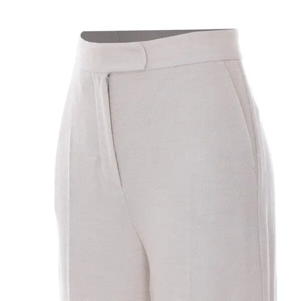 Max Mara Attinia Wool Piquet Trousers