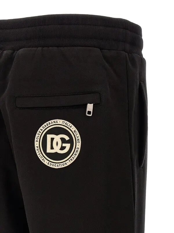 Dolce & Gabbana Dg' Patch Joggers - Black