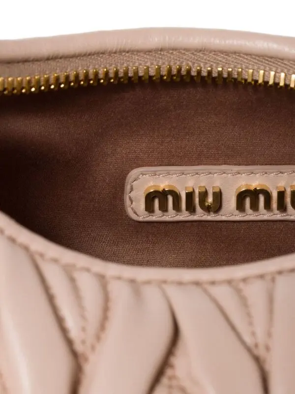 Miu Miu Leather Hobo Bag - Multicolor