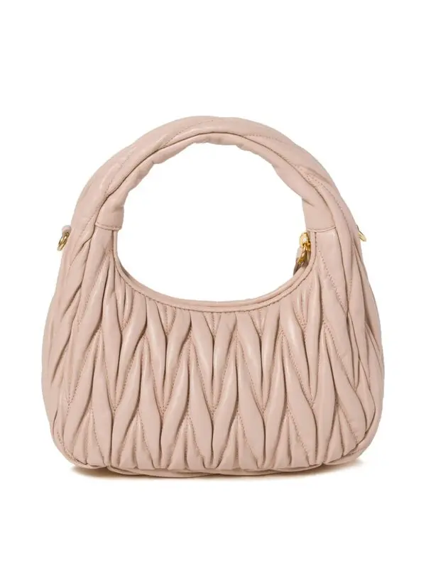 Miu Miu Leather Hobo Bag - Multicolor