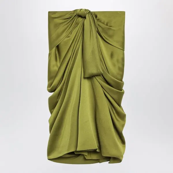 Chloé Draped Silk Skirt