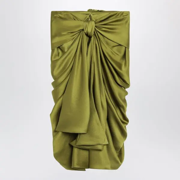 Chloé Draped Silk Skirt