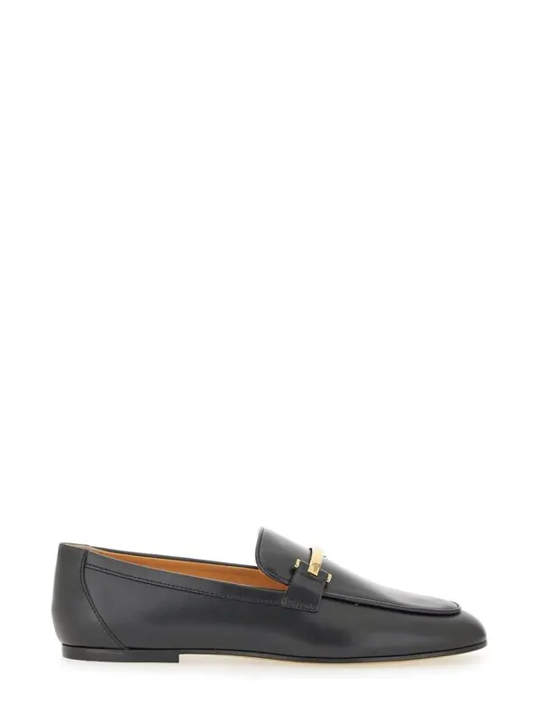 TOD'S Leather Loafer - Black