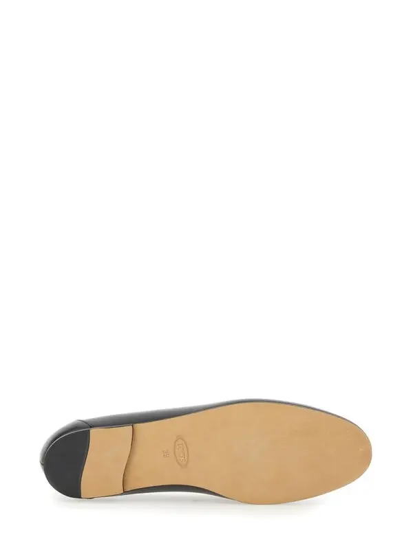TOD'S Leather Loafer - Black