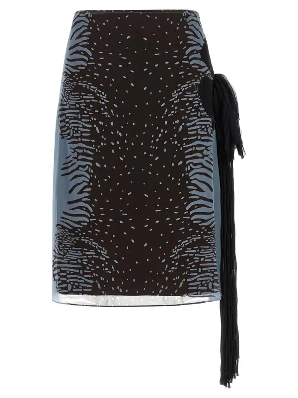 FERRAGAMO Georgette Skirt