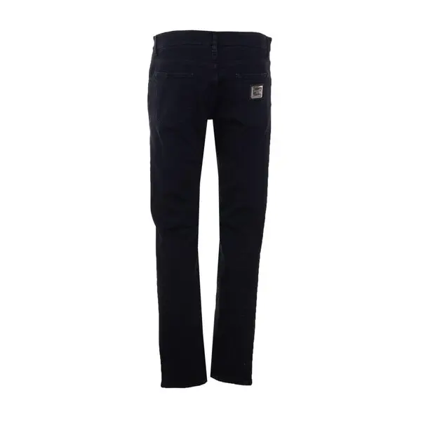 Dolce & Gabbana Slim Fit Stretch Denim Jeans - Black