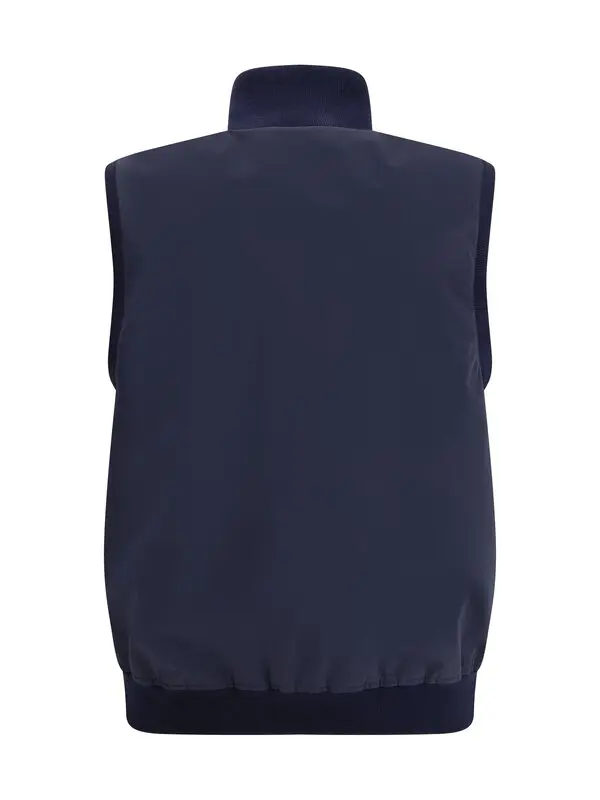 Brunello Cucinelli Sleeveless Vest Jacket - Blue