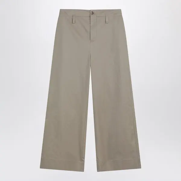 Alexander McQueen Beige Cotton Gabardine Chino Pants