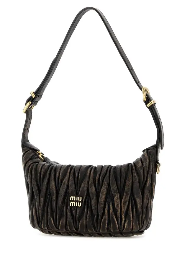 Miu Miu Dark Leather Handbag