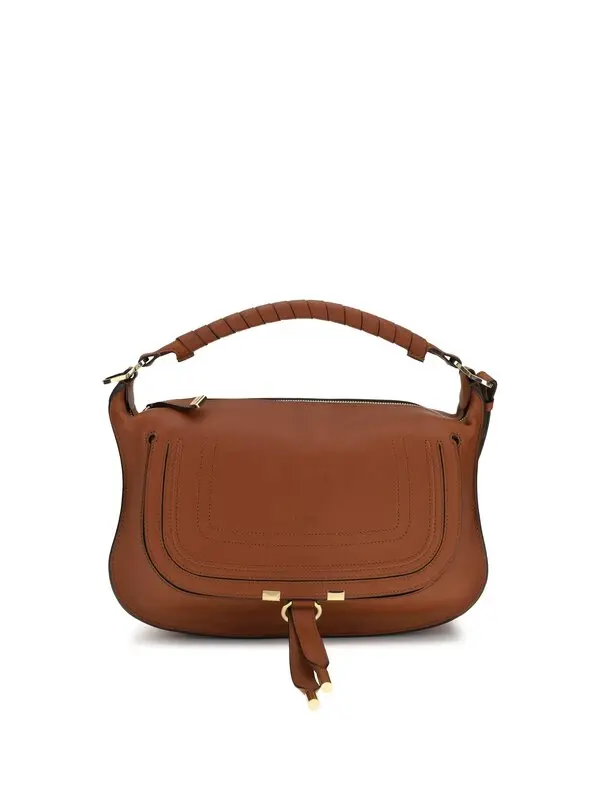 Chloé Marcie Small Shoulder Bag - Brown