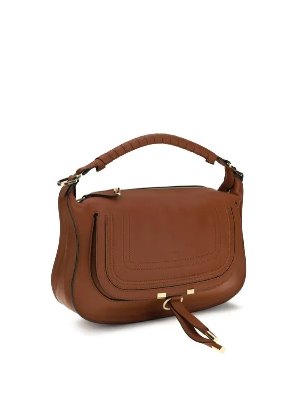 Chloé Marcie Small Shoulder Bag - Brown