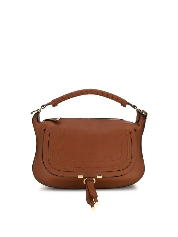 Chloé Marcie Small Shoulder Bag - Brown