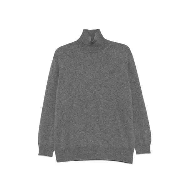 Malo High Neck Jumper - Gray