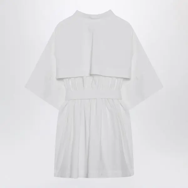 Givenchy Mini Chemisier Dress In Poplin - White