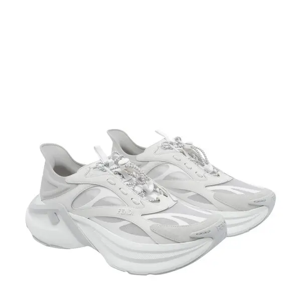 Fendi F-light Sneakers - White