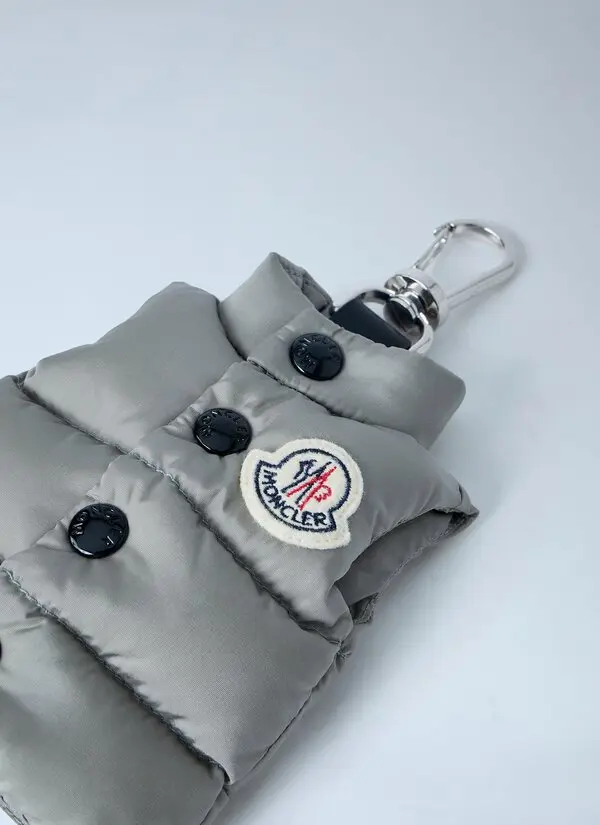Moncler Vest Keyring - Gray