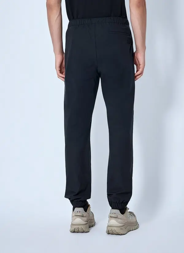 Moncler Elastic Waistband Track Pants - Black