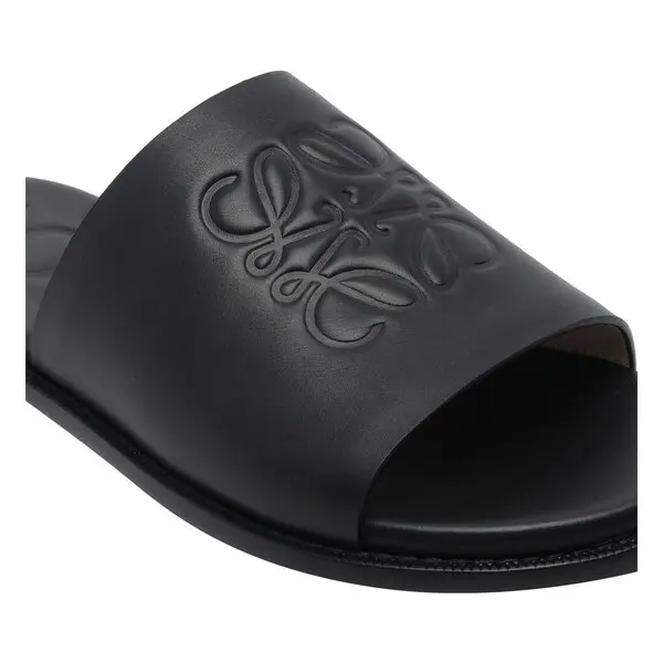 Loewe Flex Anagram Slide - Black