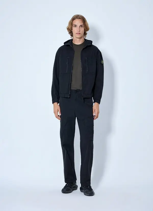 Stone Island Utility Cargo Trousers - Black