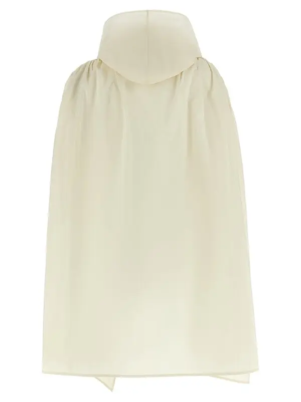 Moncler Taffeta Cape - Cream