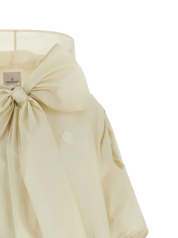 Moncler Taffeta Cape - Cream