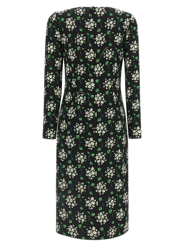 Dolce & Gabbana Silk Charmeuse Midi Dress
