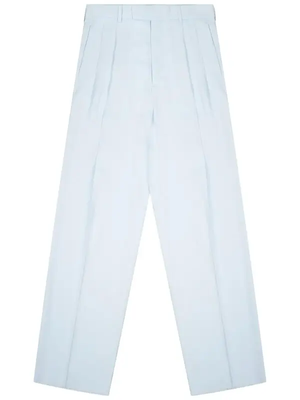 Bottega Veneta Silk Blend Tailored Pants