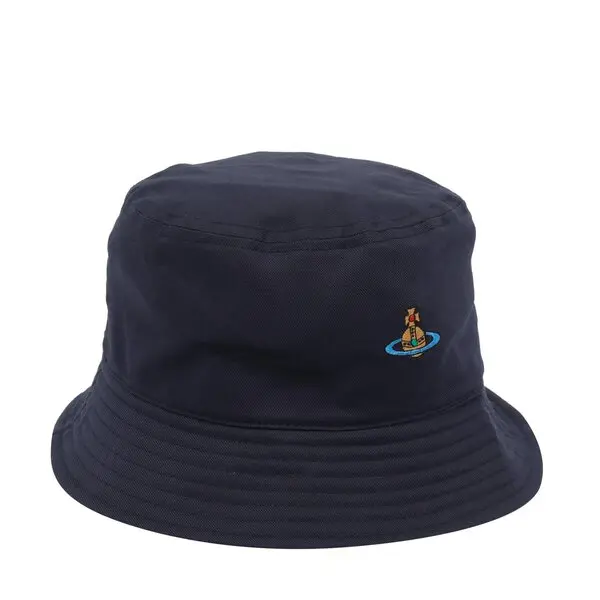 VIVIENNE WESTWOOD Orb Logo Bucket Hat - Blue