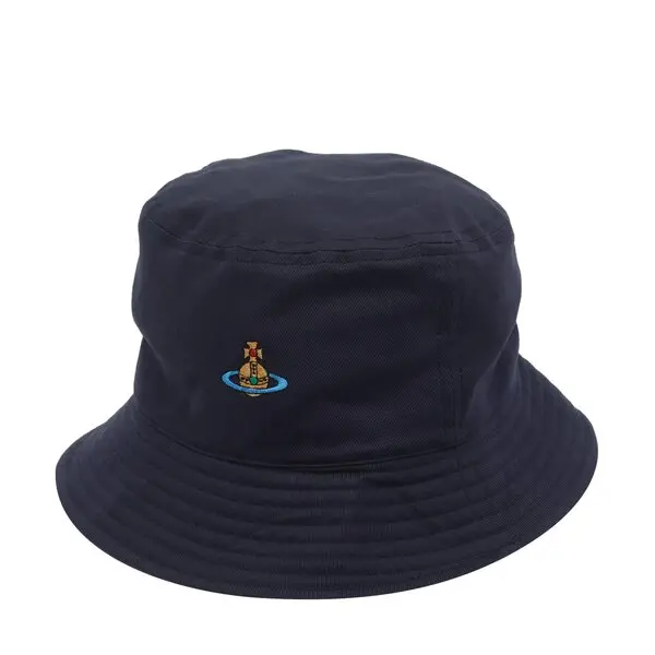 VIVIENNE WESTWOOD Orb Logo Bucket Hat - Blue