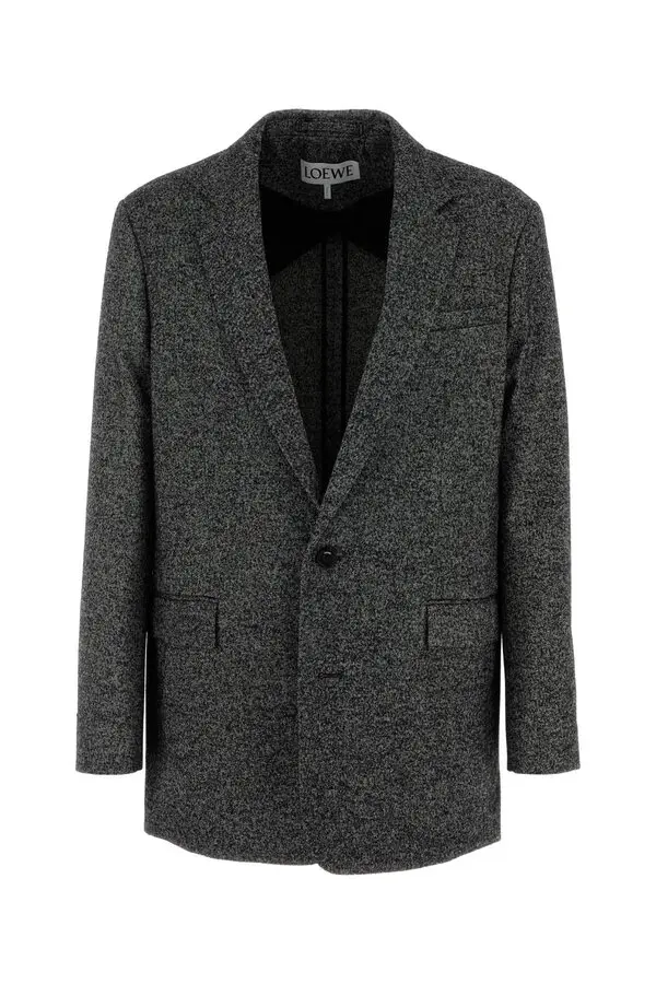 Loewe Two-tone Wool Blend Blazer