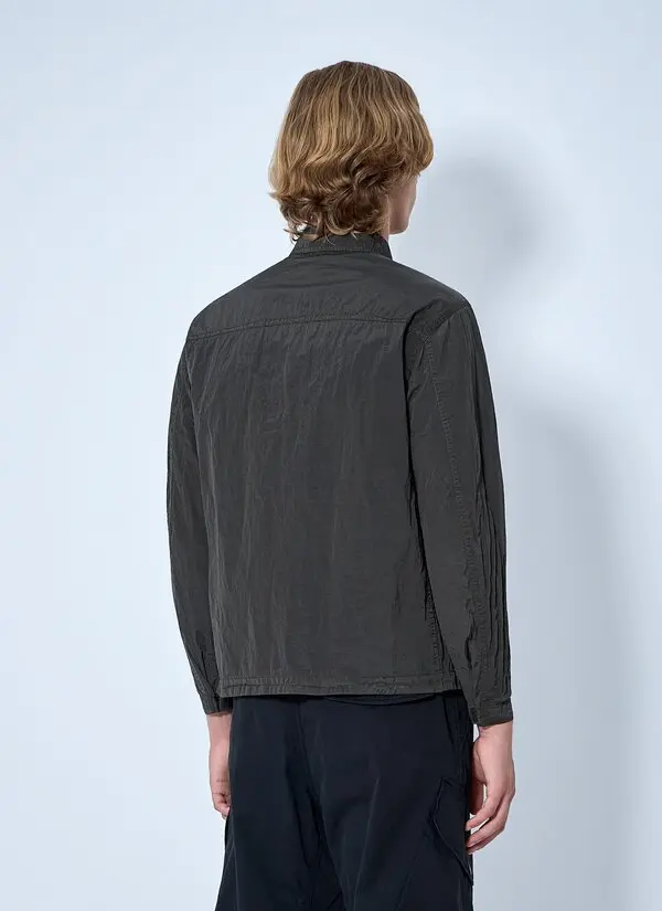 Stone Island Technical Overshirt With Patch Pocket