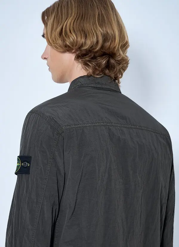 Stone Island Technical Overshirt With Patch Pocket